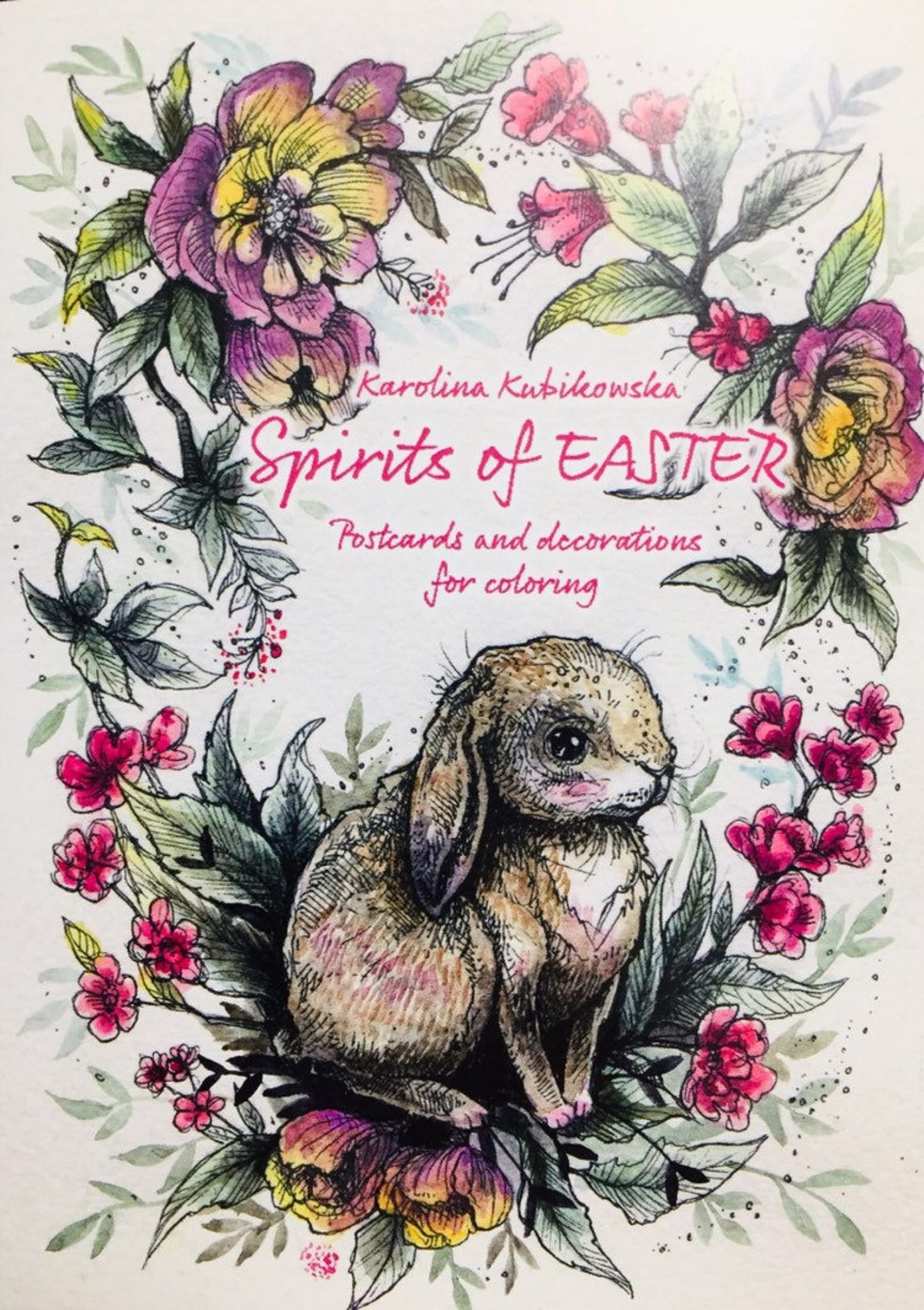 Easter and Spring time coloring books for Grown-ups